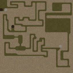 Yellow Palm Tree Maze - Warcraft III Maps