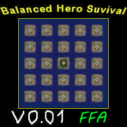 Balanced Hero Survival FFA v0.01 - Warcraft III Maps